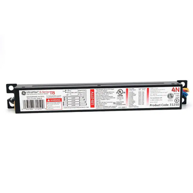 GE 31250 ProLine 4 Bulb Commercial Electronic Fluorescent Light Ballast ...