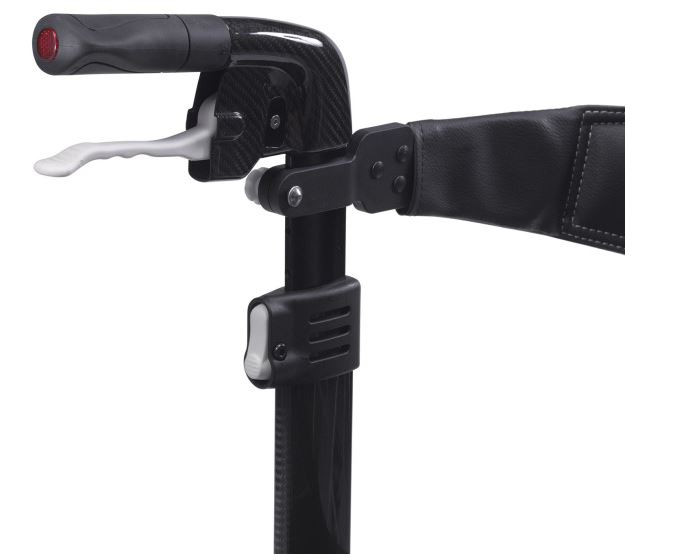 Drive Medical Nitro Elite CF Carbon Fiber Walker Rollator, Black