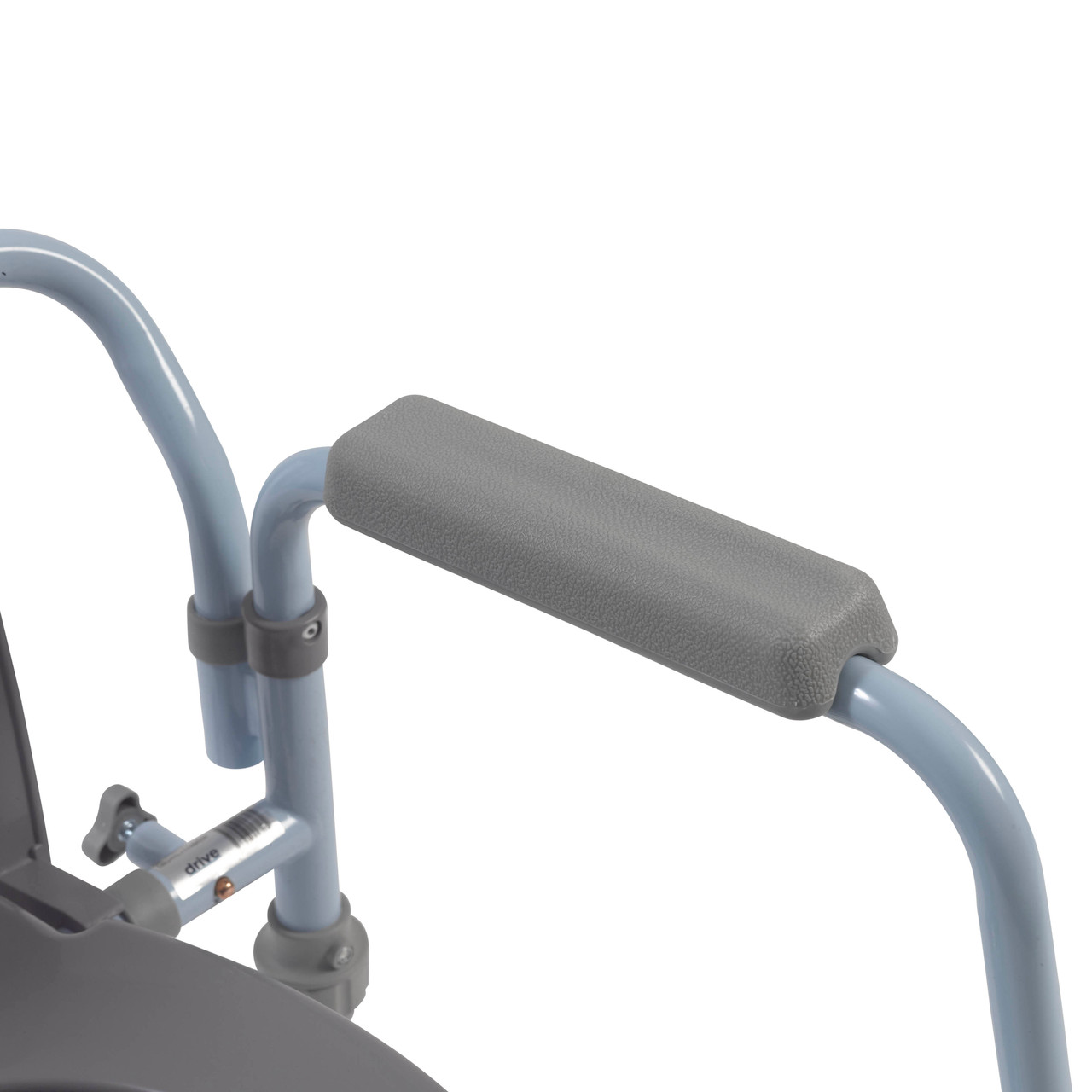 Drive Medical Folding Bedside Commode with Bucket and Splash Guard ...