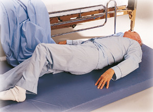 Skil-Care Soft-Fall Bedside Folding Fall Mat, 4"H - SafeWell Medical Supply