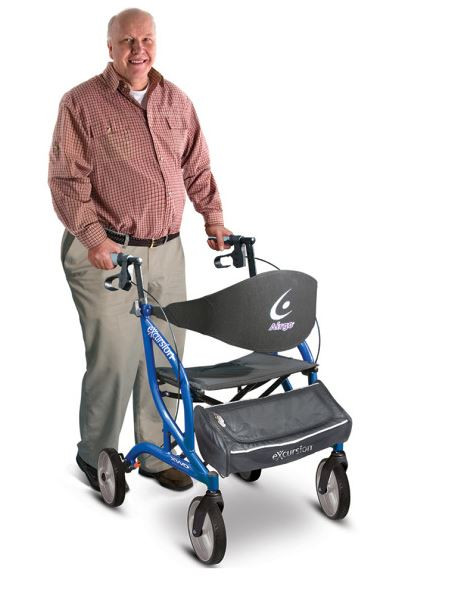 Drive Medical Airgo eXcursion XWD Lightweight Side-fold Rollator