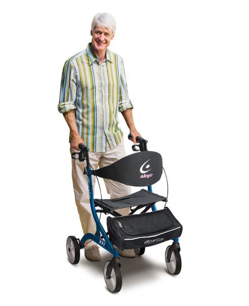 Drive Medical Airgo eXcursion X23 Lightweight Side-fold Rollator Tall ...