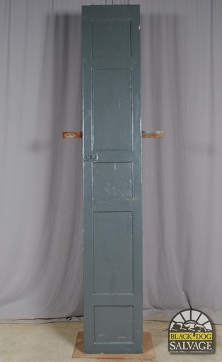 Set of 2 Shutters, 5 Raised Panel - Black Dog Salvage