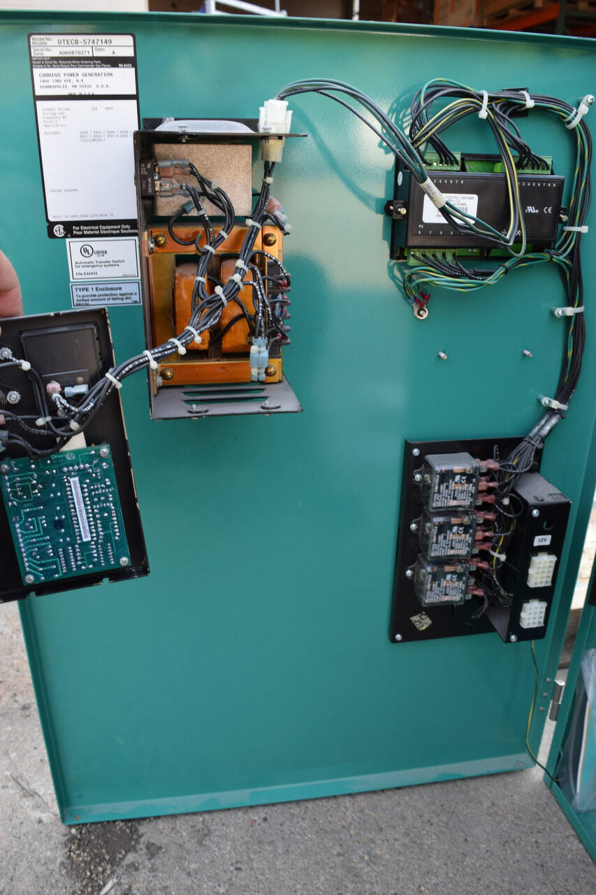 Cummins Power Generation Transfer Switch Model Number OTECB-5747149 ...