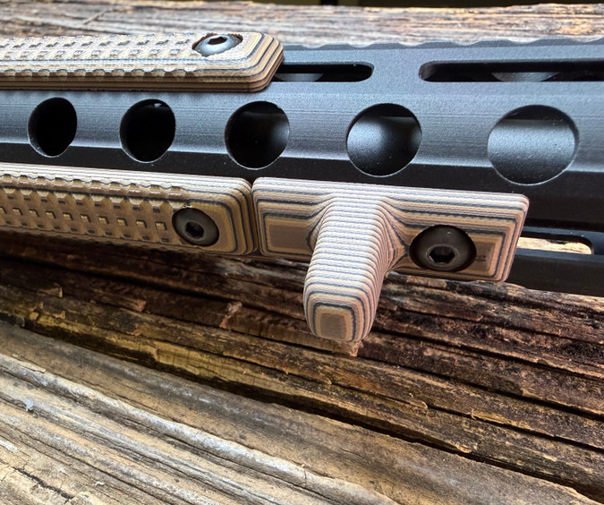AR-15 Stand Alone Hand Stop MLOK Rail | Smooth Texture