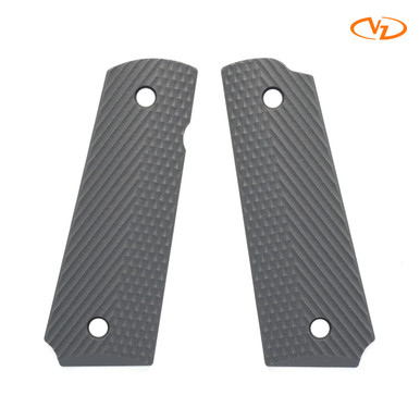 VZ Operator - Steel Gray - Beveled Bottom - Ambi - VZ Grips