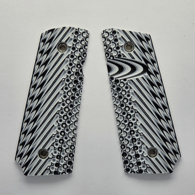 VZ Operator II - Zebra - Compact - Slim- Thumb Notch - VZ Grips