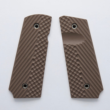 VZ Operator II - Earth Brown - Compact - Slim -Thumb Notch - VZ Grips
