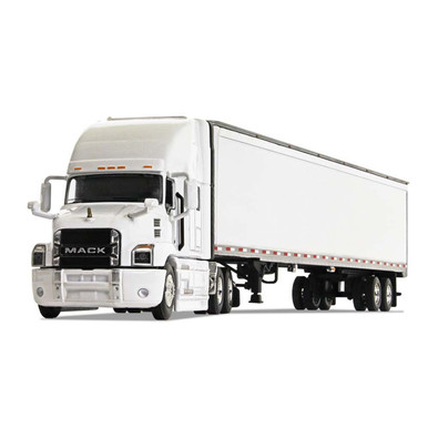 First Gear - White/White Mack Anthem & 53' Trailer