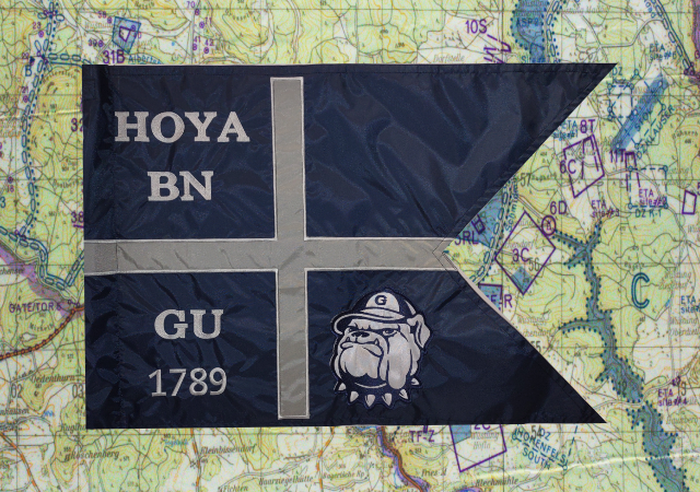 Georgetown Army ROTC Guidon - ROTCGUIDONS.com