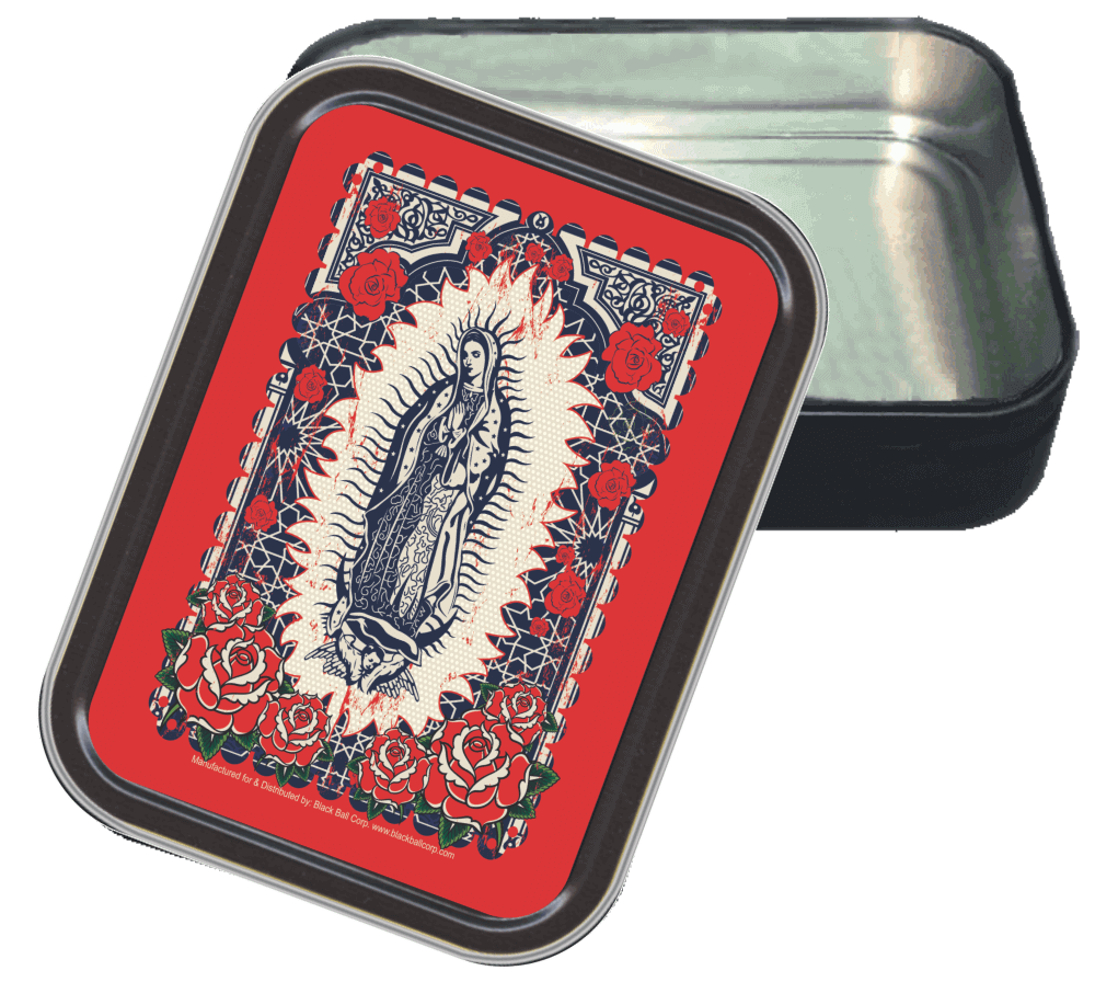 Stash Tins - Guadalupe Storage Container 4.37" L x 3.5" W x 1" H - The ...