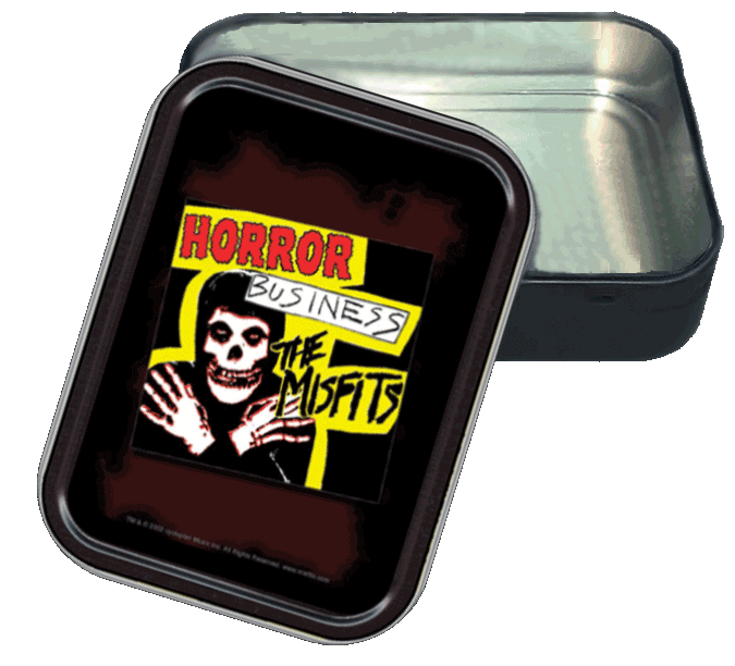 Misfits Horror Business Stash Tin Storage Container 4.37" L x 3.5" W x ...