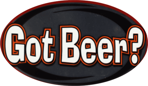 Got Beer? - 4.5" x 6" - Sticker - The Blacklight Zone