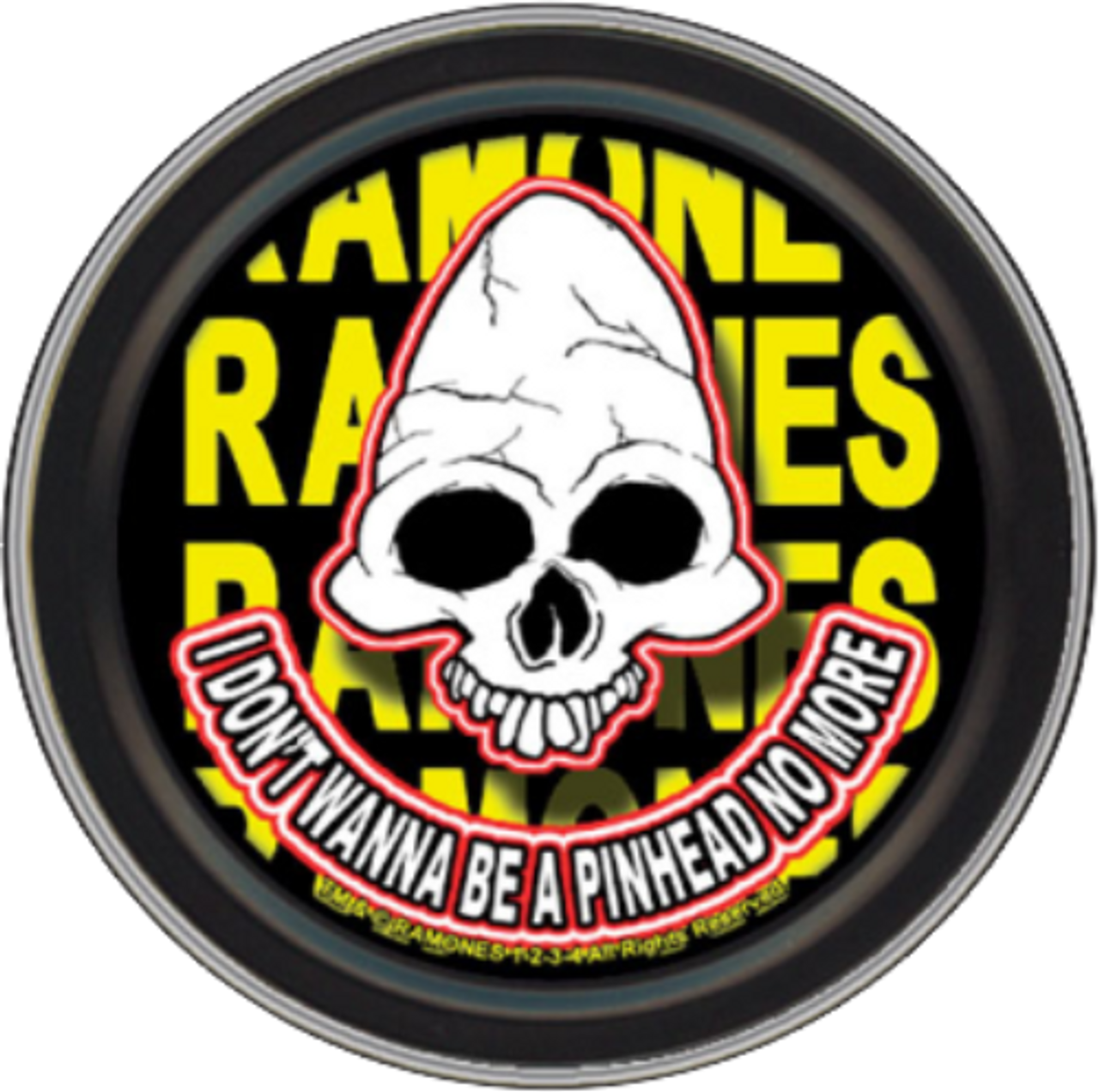 Stash Tins Ramones Pinhead 35 Round Storage Container The