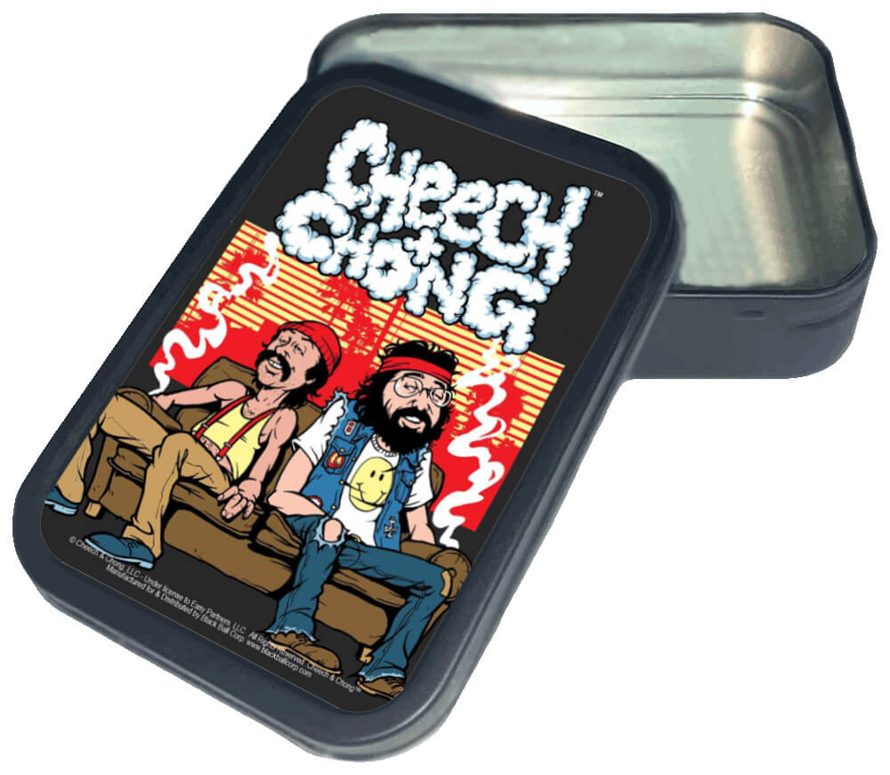 Stash Tins - Cheech & Chong - Cartoon Storage Container 4.37" L x 3.5 ...