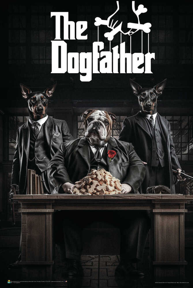 The Dogfather by Daveed Benito Poster - 24" x 36" - The Blacklight Zone