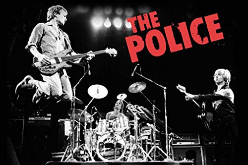The Police Live Band Poster 36x24 - The Blacklight Zone