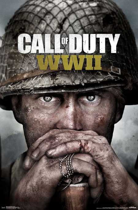 Call of Duty: WWII - Key Art Poster 22.375" x 34" - The Blacklight Zone