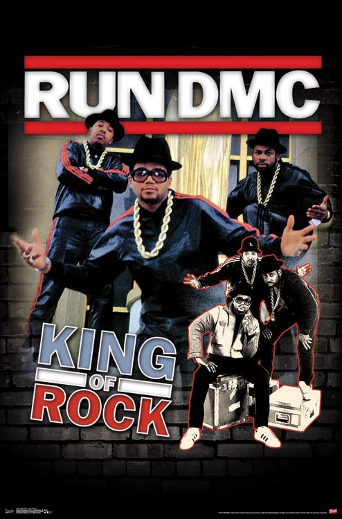 RUN DMC Poster - 22.375" X 34" - The Blacklight Zone