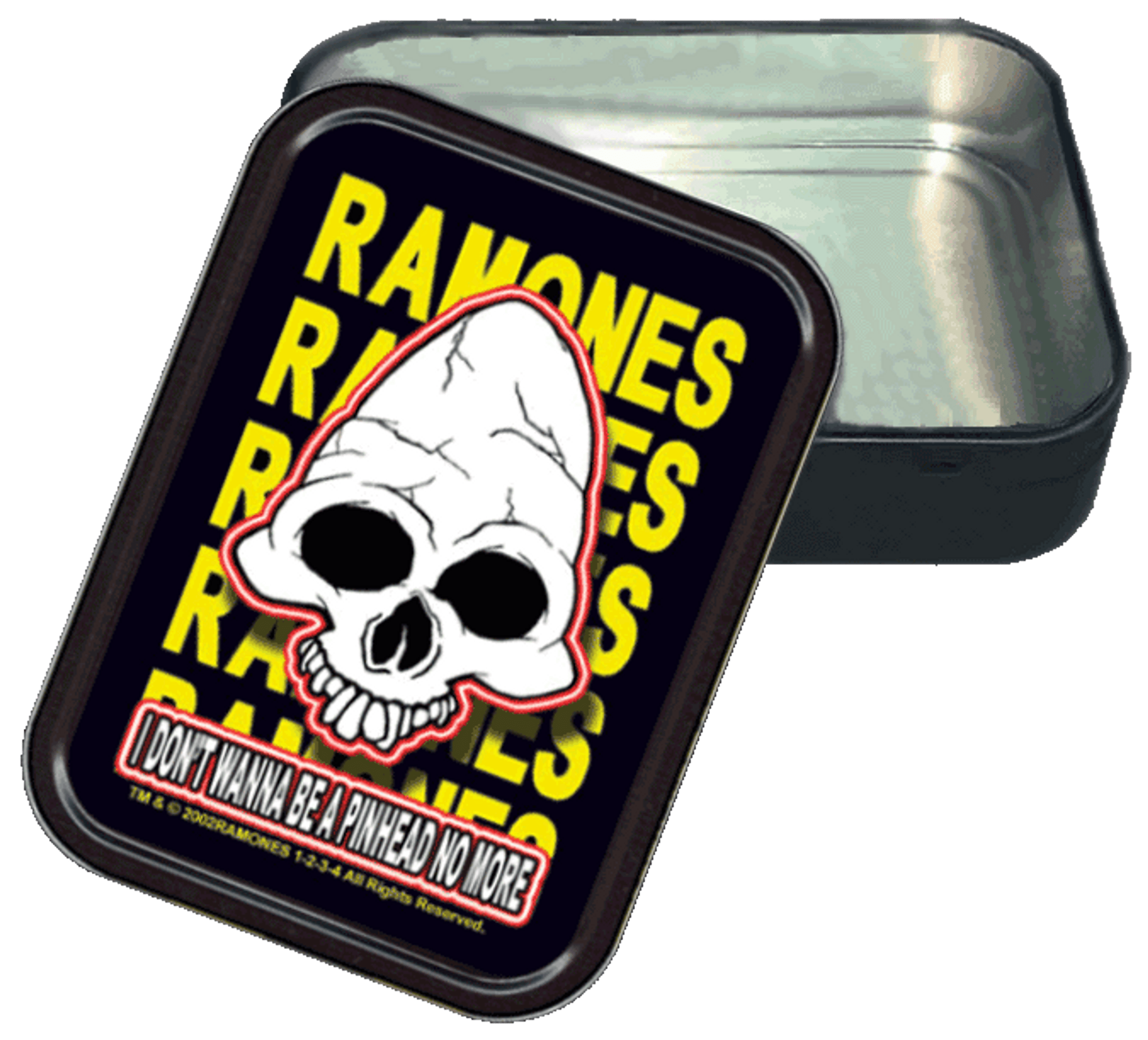 Ramones Pinhead Stash Tin Storage Container 437 L X 35 W X 1 H
