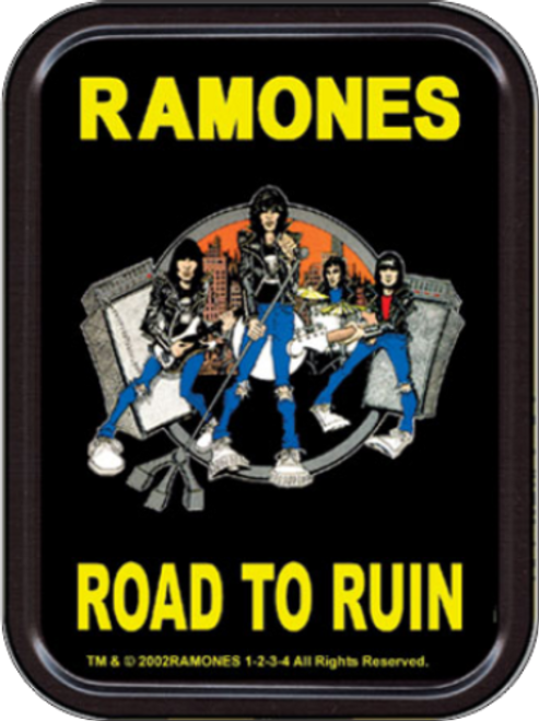 Ramones Hey Ho Stash Tin Storage Container 437 L X 35 W X 1 H