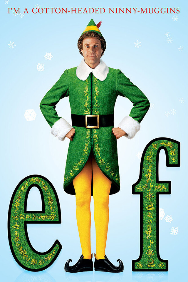 Elf One Sheet Christmas Movie Poster 24x36 inch - The Blacklight Zone