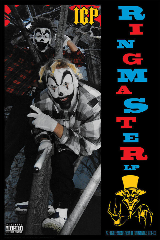 ICP - Retro Ringmaster Poster 24" x 36" - The Blacklight Zone