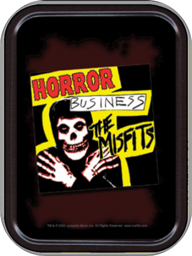 Misfits Horror Business Stash Tin Storage Container 4.37" L x 3.5" W x ...
