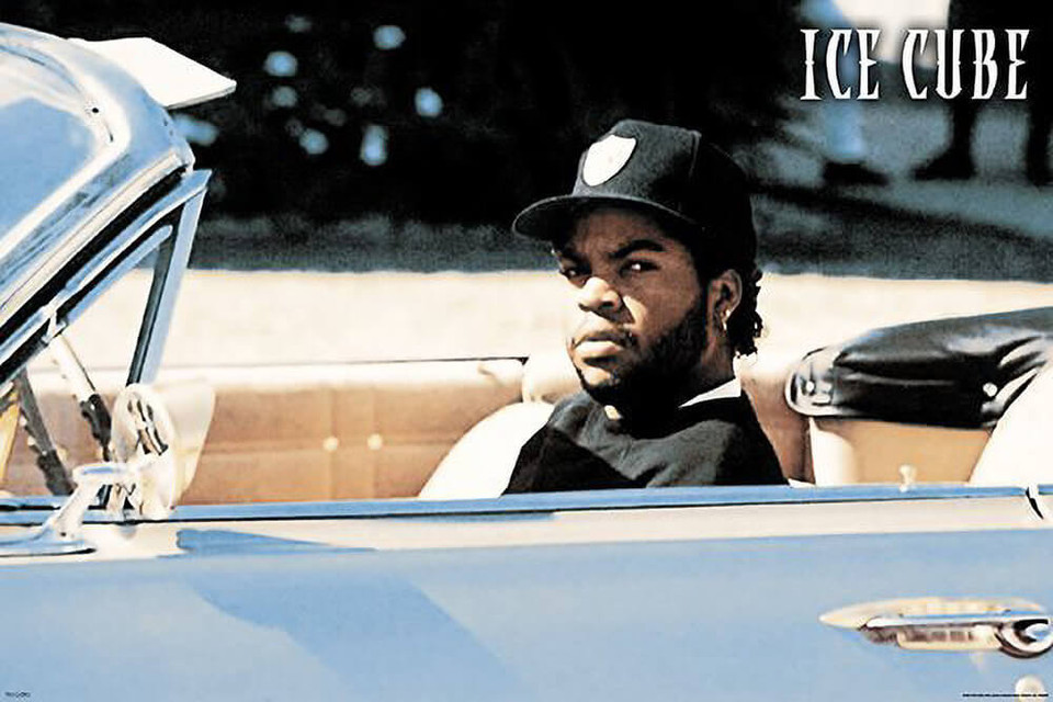 Ice Cube - Convertible Poster - 36" x 24" - The Blacklight Zone