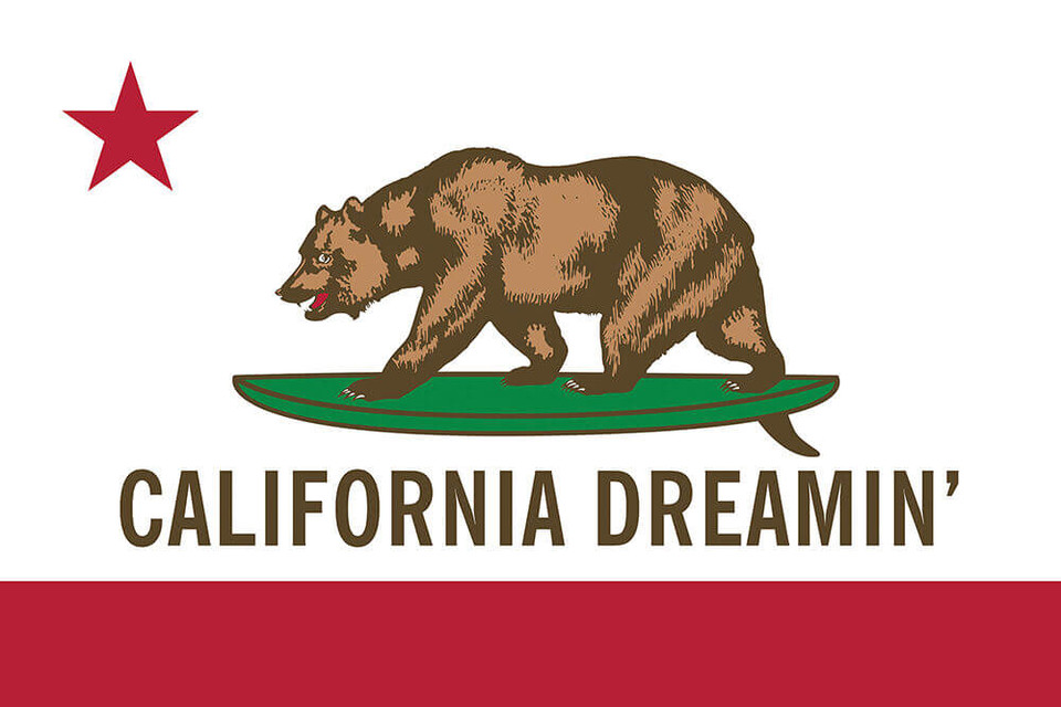 California Dreamin' Poster 36" x 24" - The Blacklight Zone