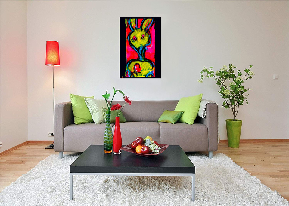 Periscope Bunny Mamma Non-Flocked Blacklight Poster 24" X 36" - The ...