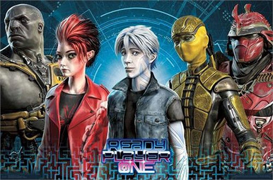 Ready Player One - Group Poster - 22.375"' x 34"' - The Blacklight Zone
