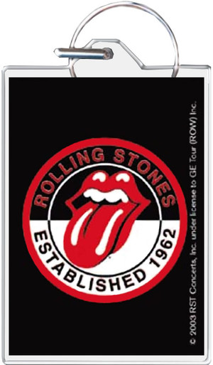 Rolling Stones Classic Tongue Keychain - The Blacklight Zone