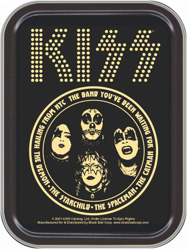 Stash Tins - KISS The Band You've Been Waiting For Storage Container 4. ...