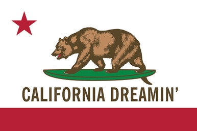 California Dreamin' Poster 36" x 24" - The Blacklight Zone