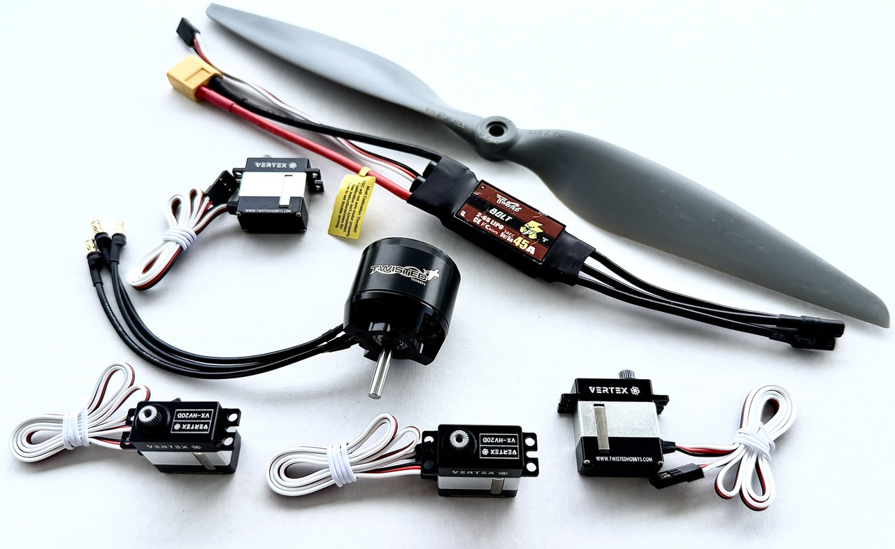 Twisted Hobbys 42" EPP Veloxity Rc Airplane Model Kit