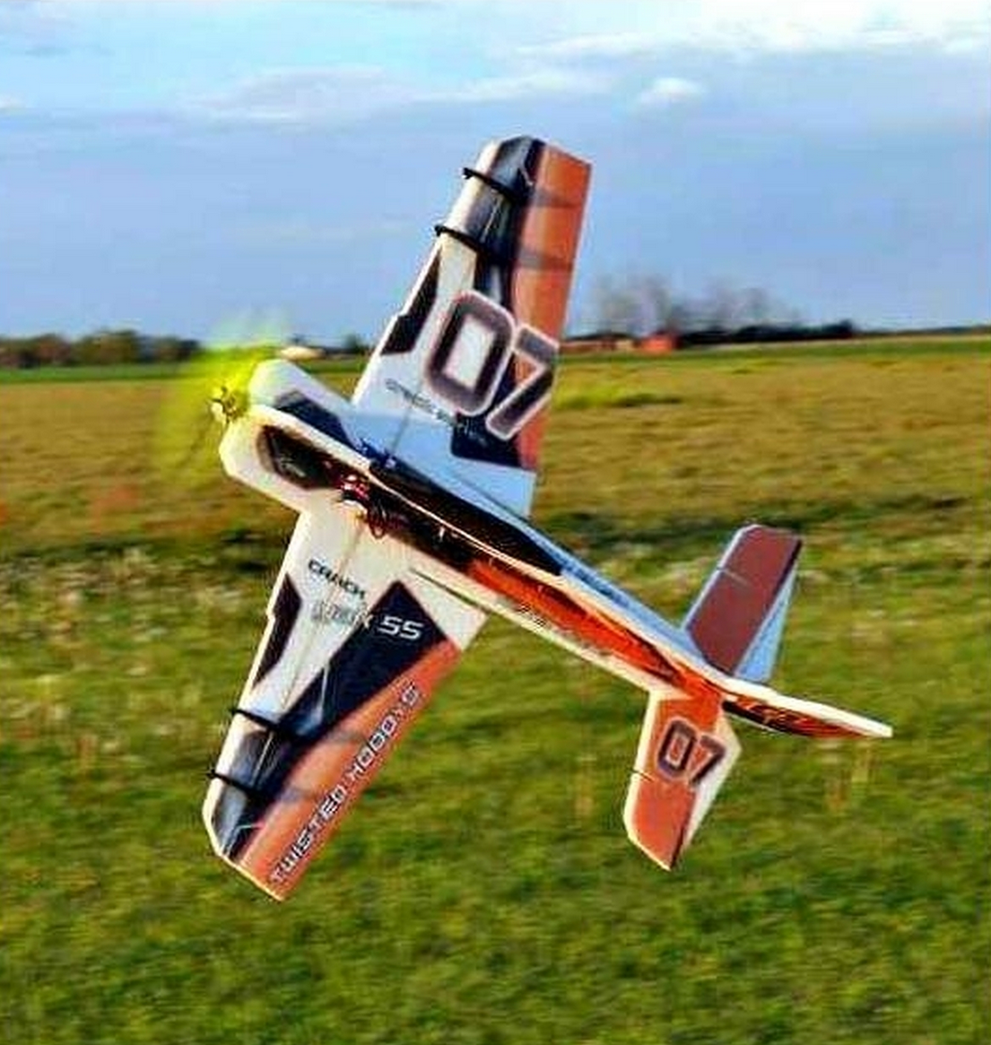 Twisted Hobbys 32" EPP Edge 540 Rc Foam 3D Plane airplane Model kit Trainer