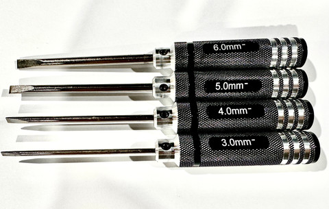 FLAT HEAD Screwdriver 3.0 - 4.0 - 5.0 - 6.0mm Tool Set