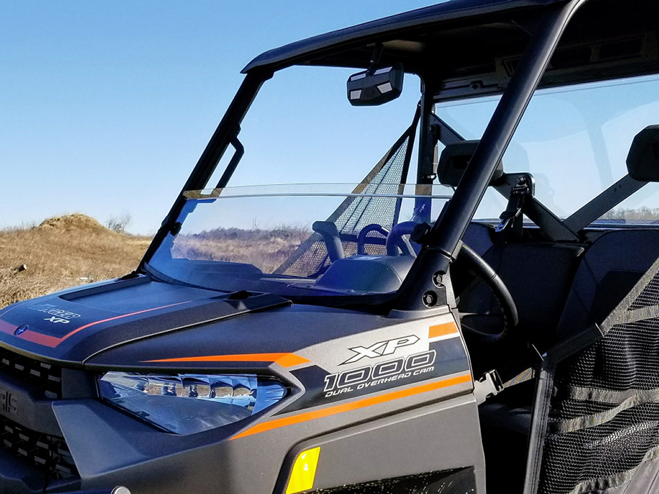 Polaris Ranger Full Size 2013 2020 Short Windshield By Spike Hc Spike