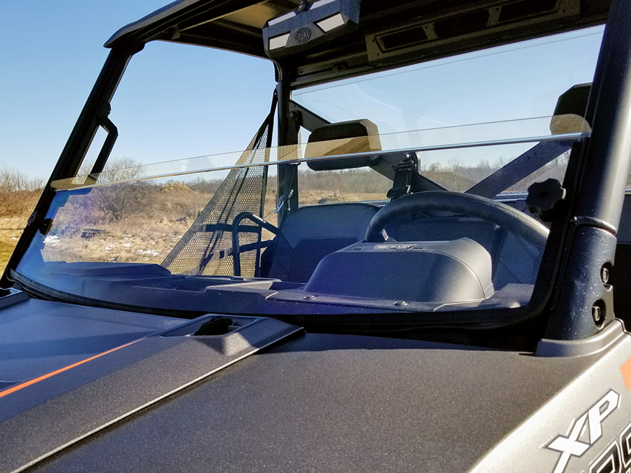 Polaris Ranger Full Size 2013 2020 Short Windshield By Spike Hc Spike