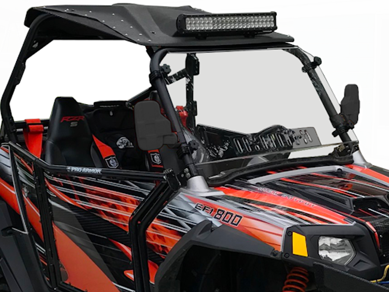 Polaris Rzr 570800900 Full Vent Windshield Hc Closeout Spike