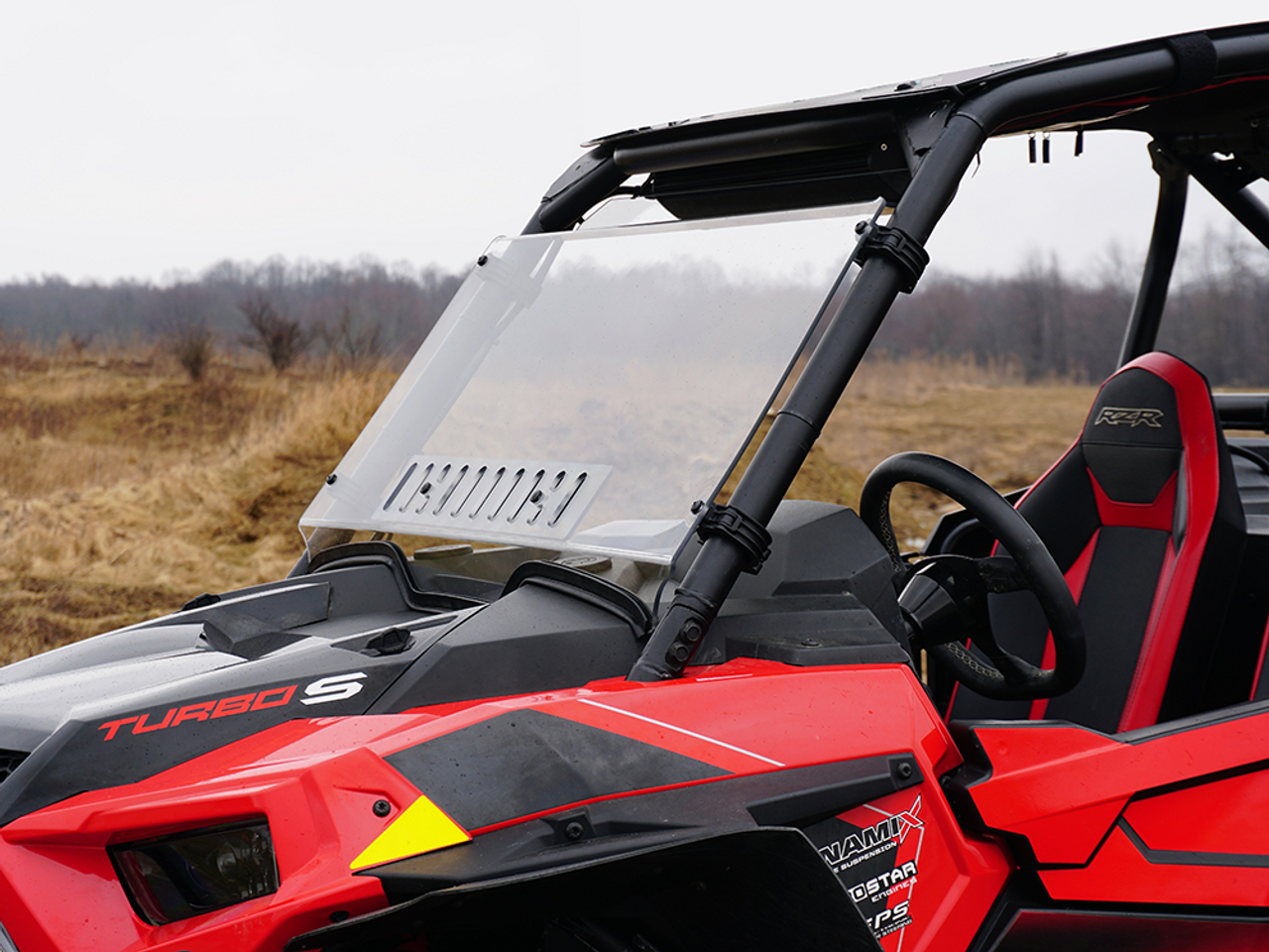 Rzr Turbo S Full Venting Windshield Hc Closeout Spike Powersports