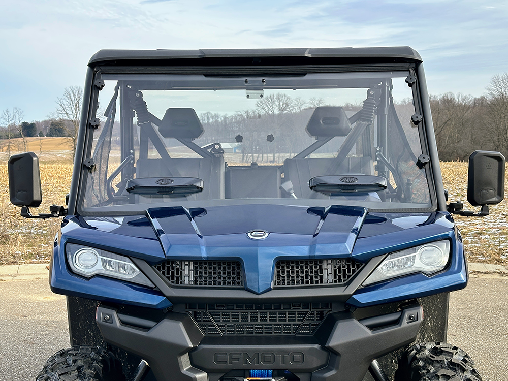 CF Moto U-Force 1000 Dual Vented Full Windshield -HC - Spike Powersports