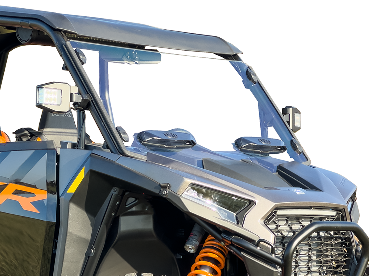 Polaris Rzr Xpxp 4 1000 Dual Vent Full Windshield Hc Spike Powersports