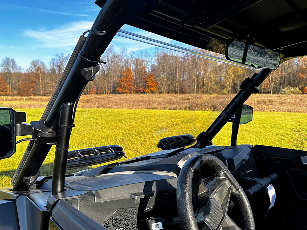 Polaris Rzr Xpxp 4 1000 Dual Vent Full Windshield Hc Spike Powersports