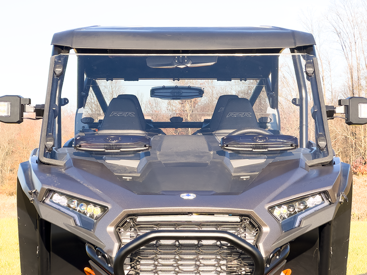 Polaris Rzr Xpxp 4 1000 Dual Vent Full Windshield Hc Spike Powersports