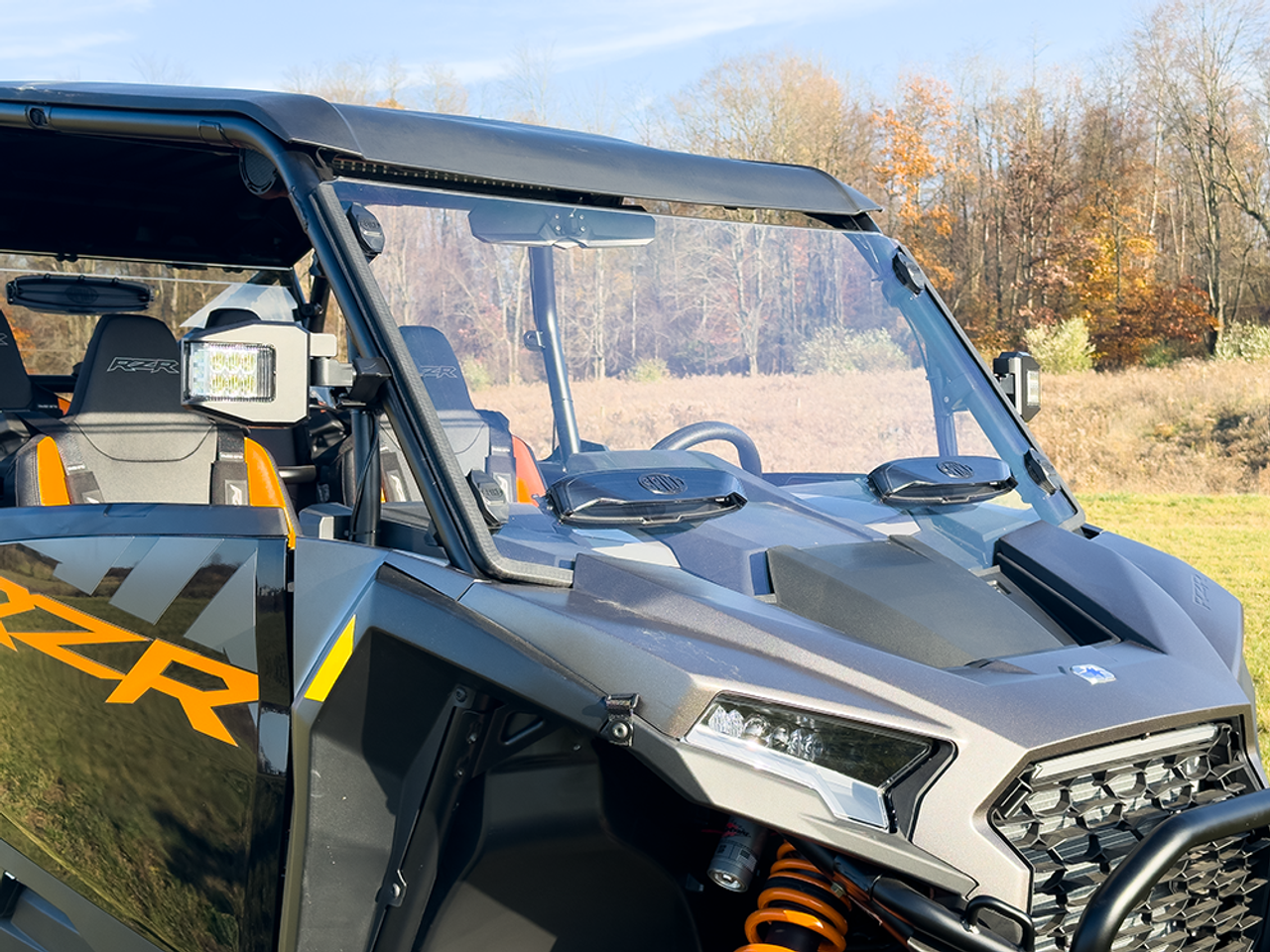 Polaris Rzr Xpxp 4 1000 Dual Vent Full Windshield Hc Spike Powersports