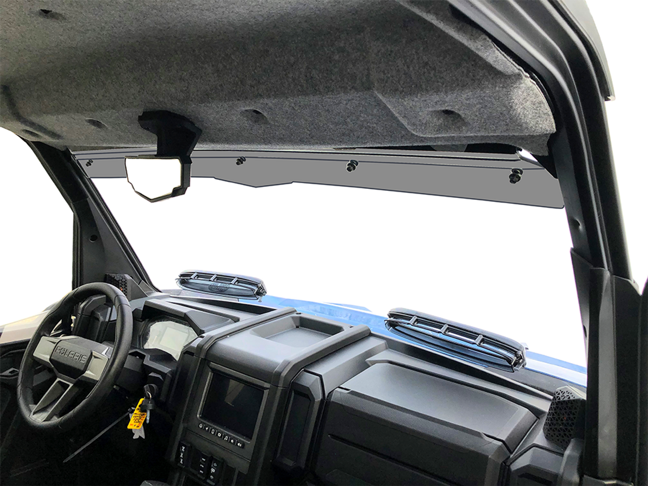 Polaris Xpedition Hard Coated Full Windshield Wcomfortflow Vents