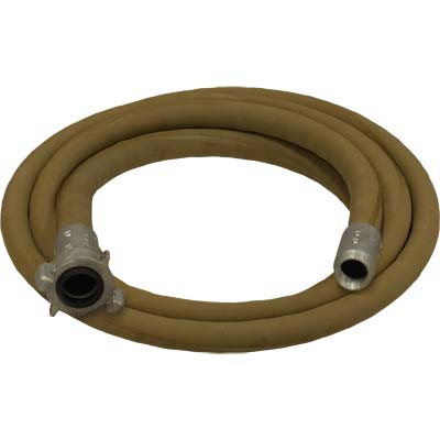 1-1/4" BLAST HOSE ASSEMBLY, BIG GUN FULL FLOW, : (10') TAN BLAST HOSE ...