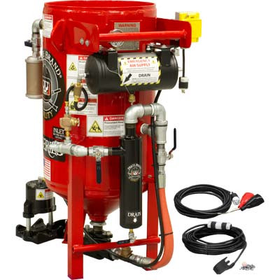 BLAST POT, STATIONARY, K-SERIES, 3.5 CU FT, ELECTRIC 12VDC, #100 ...
